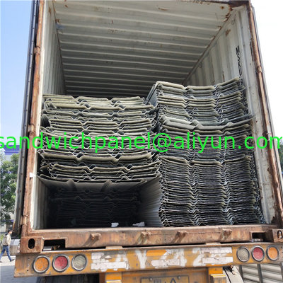 25 years 0.526mm chinese corrugated roofing tiles with ivory white color for building