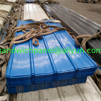 840mm blue corrugated roof sheets with 0.376mm for fencing wall panels