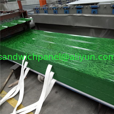 beautiful green grass 840mm color steel roof sheet 0.426mm thickness for sheds storage outdoor