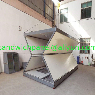 life span 25-35 years 20ft foldable sandwich panel container house for worker camp