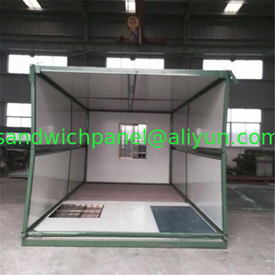 prefabricated 20ft waterproof eps sandwich panel container house for office