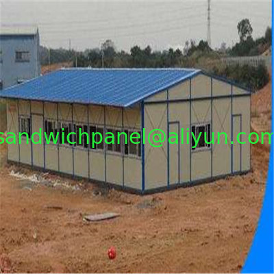 prefabricated light weight steel frame eps sandwich panel house for warehouse