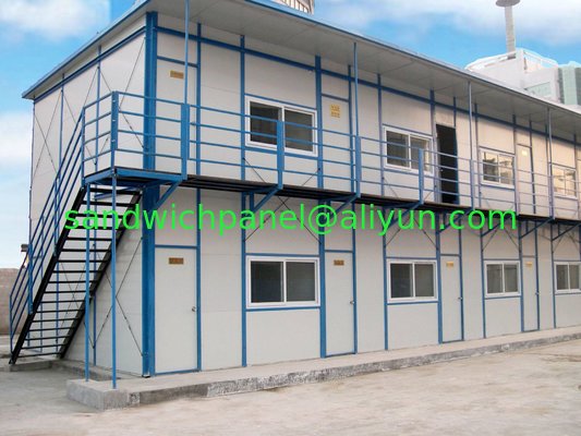 15-35 years fireproof glass wool sandwich panel prefabricated house for worker house