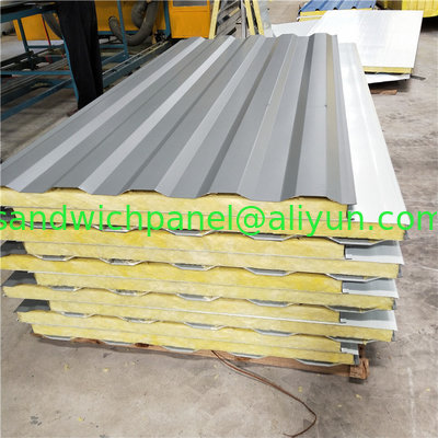 50mm 0.6mm galvanized glass wool container house sandwich wall panel for worker house