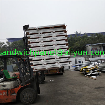 orange color steel waterproof eps sandwich roof panel 1050-50-0.426mm