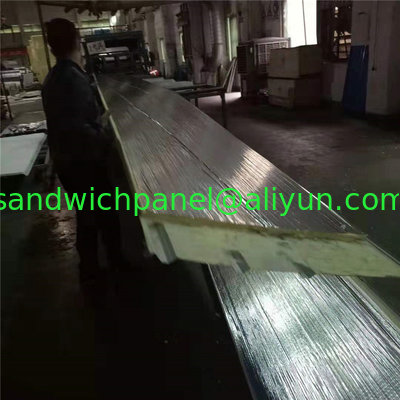 30mm blue glass wool roof sandwich panel with 0.476mm for warehouse