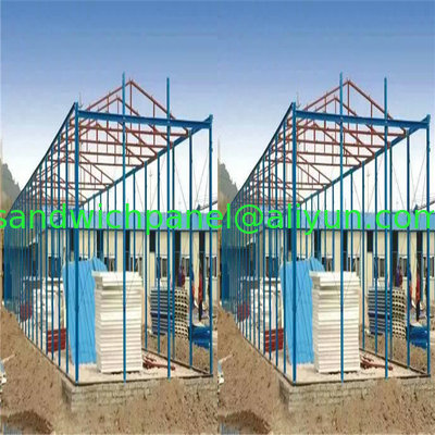 eco-friendly K type prefabricated house with waterproof , thermal insulation and heat proof