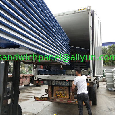 30mm eps sandwich panel with 0.426mm blue steel up and 0.5mm PVC down
