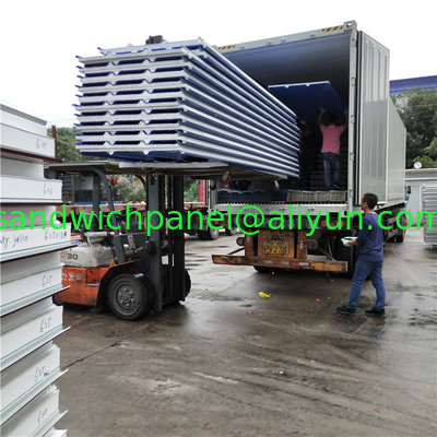 strong and waterproof 30mm PVC eps sandwich panel with 12kg used for 10 years
