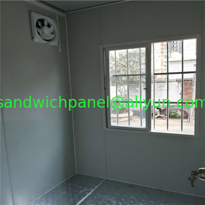 fast assembly 20ft container house with bathroom and kitchen for worker camp