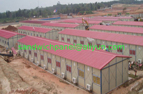 prepainted light C steel prefab mosular homes use for 20 years can be recycled