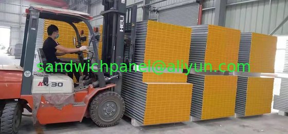 50mm strong hollow core mgo sandwich panel used for clean room