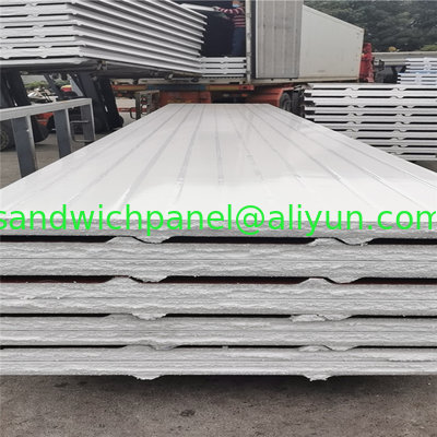 wine red 1050mm type eps sandwich roof panel for temporary hospital