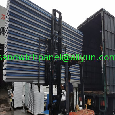 waterproof 1050 mm greywhite eps sandwich roof panel for K  type prefabricated house