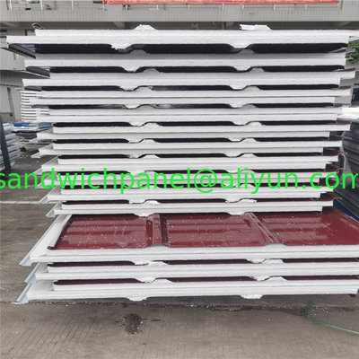 light weight 75mm polystyrene foam sandwich roof panels for for prefabricated house