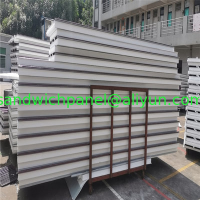 light weight wine red color 75mm eps construction panels for for prefabricated house