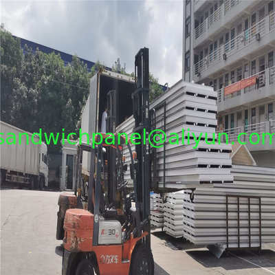 1050 type wine red color 50mm eps construction panels for for prefabricated buildings