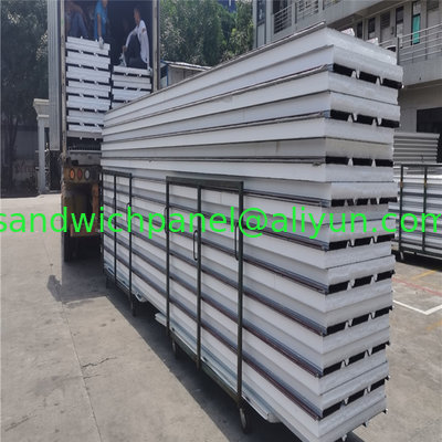 1050 type 50mm eps sandwich construction panels with 14kg per cubic meter for roof