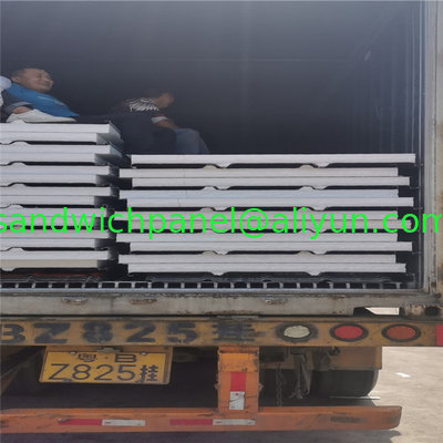 1050 type 50mm eps sandwich construction panels with 14kg per cubic meter for roof