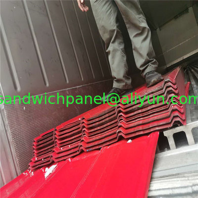 lifespan 20 years wine red 0.476mm thickness of corrugated roof steel sheet for poultry farm