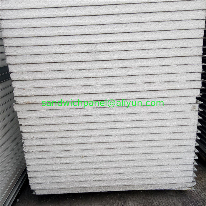50mm waterproof steel panel eps foam sandwich panel for factory construction
