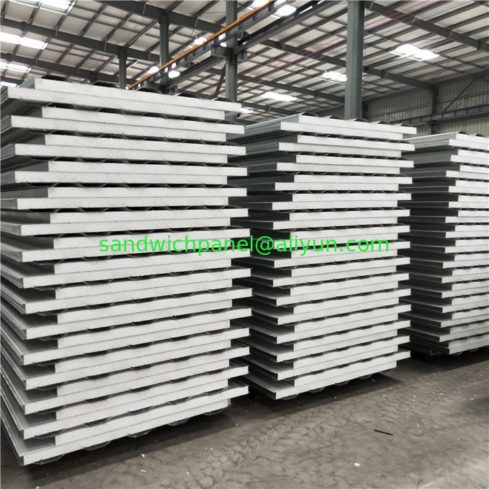2017 new design 1150mm corrugated eps sandwich wall panel for container house