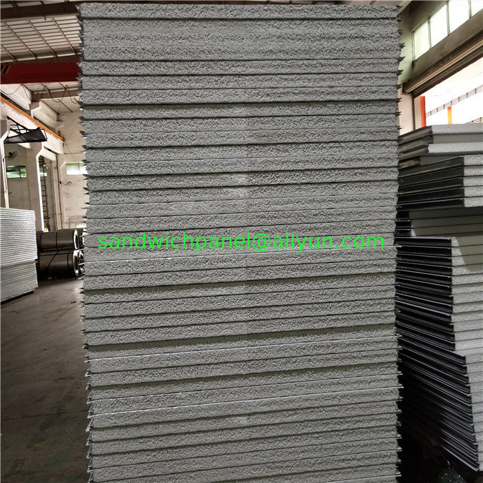 2017 new design steel sheet surface 1150mm modified eps sandwich panel with 0.426mm