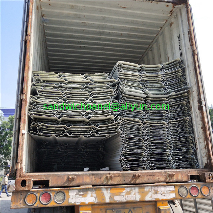 25 years 0.526mm chinese corrugated roofing tiles with ivory white color for building