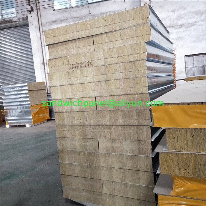 150mm rock wool sandwich panel 1150-150-0.426mm for kiln laimboard