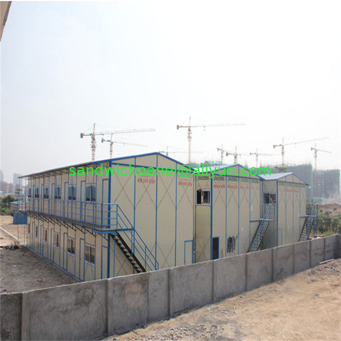 ready make K prefabricated house with 50mm eps sandwich panel for workers dormitory