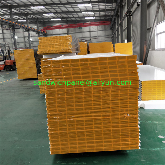 1150-50-426mm greywhite mgo sandwich panel with protective film for clean room