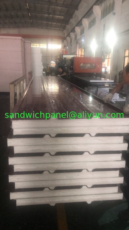 1150-50-426 eps sandwich panel with protective film and density 8kg for prefab villa