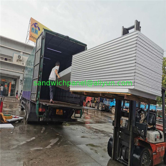 effetive width 1150mm greywhite eps sandwich panel for K  type prefabricated house