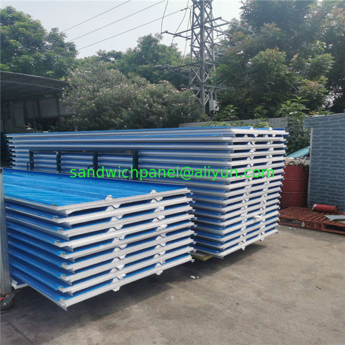 1050 type 30mm eps construction roof panels with protective film for roofing