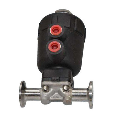Sanitary Stainless Steel Casting Tri-Clamp Diaphragm Valve with Pneumatic Actuator