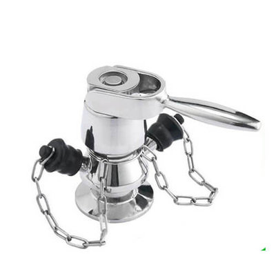 Manual Operated Hygienic Stainless Steel Valves With Tri Clamp Sample Inlet Connection