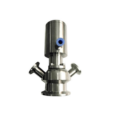 Aseptic Sanitary Sample Valve With PTFE Gaskets , Sanitary Pneumatic Valve
