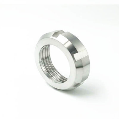 Sanitary Union Parts Stainless Steel SS 304 Round Nut Pipe Fitting