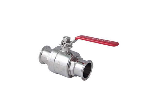 Hygienic two pieces body sanitary tri clamp ball valve,304,SS316L,Full Bore,Tri-Clamped