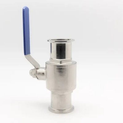Hygienic two pieces body sanitary tri clamp ball valve,304,SS316L,Full Bore,Tri-Clamped