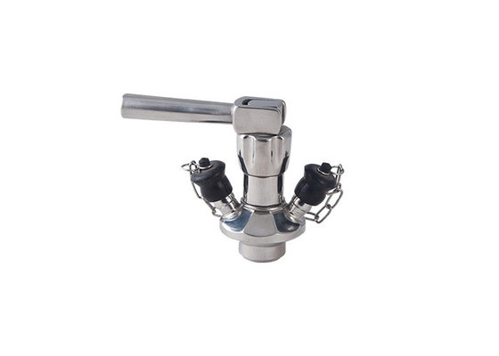 Sanitary Stainless Steel SS316L Aseptic Sampling Cock Sample Valve