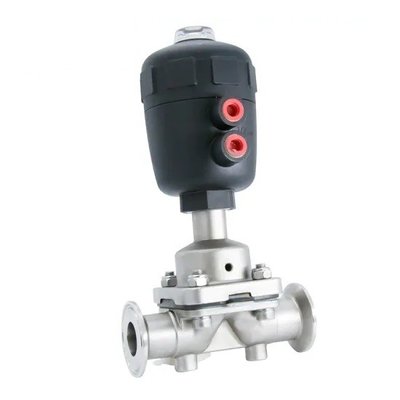 Sanitary Stainless Steel 316L Hygienic Pneumatic Actuator Diaphragm Valves
