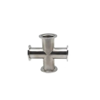 Food Grade stainless steel hygienic grade  welded equal cross