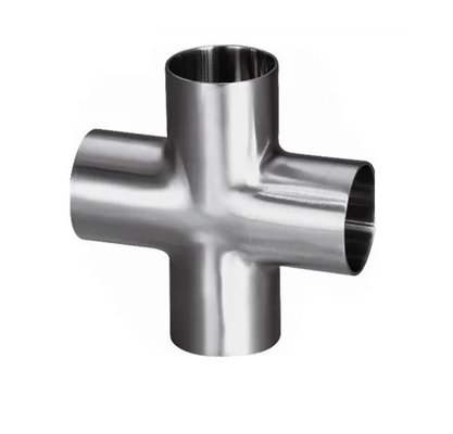 Food Grade stainless steel hygienic grade  welded equal cross