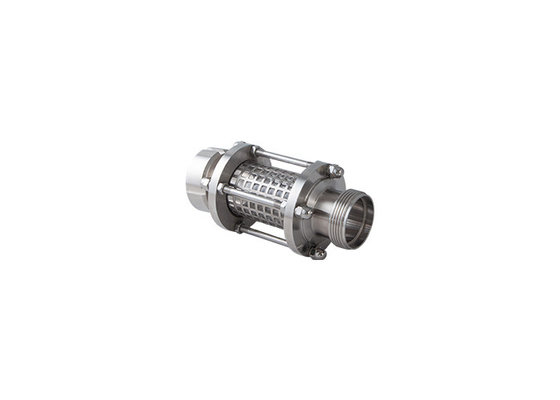 Hygienic Sanitary ss304 male Thread Tubular Sight Glass with Protective Steel Net
