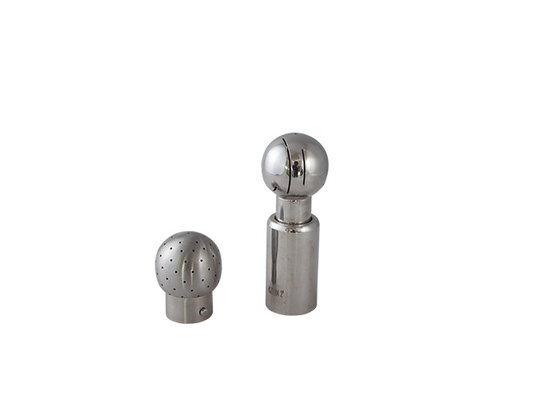 SS304 SS316L Round Sanitary Spray Balls Bolted , Tank Cleaning Spray Nozzles