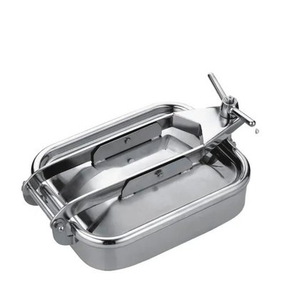 Stainless Steel Two or One Intersectant Arms Rectangular Tank Manway