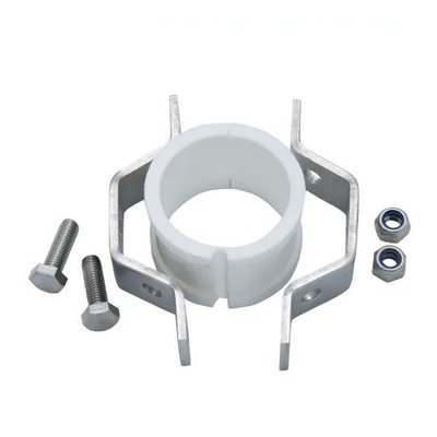 Tri accessori per tubi del morsetto di Ss304 Ss316l della sfortuna del tubo del supporto durevole della metropolitana con la guarnizione