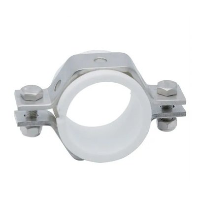 Tri accessori per tubi del morsetto di Ss304 Ss316l della sfortuna del tubo del supporto durevole della metropolitana con la guarnizione