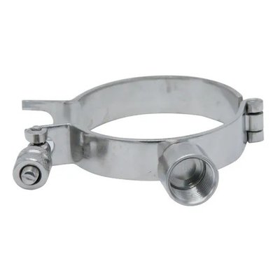 Supporto della metropolitana del tubo di Pin del doppio di Ss304 Ss316l, gancio del tubo sanitario con l'estremità filettata
